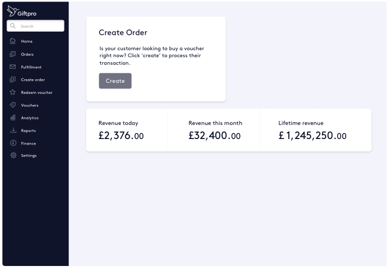 Admin Area | Giftpro