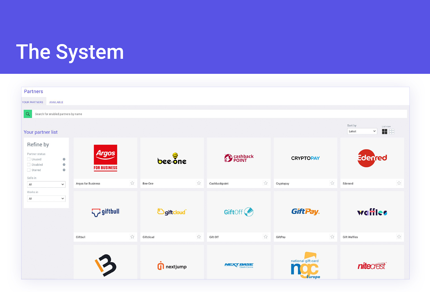 Tillo | Integration partners | Giftpro